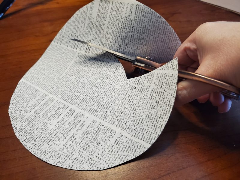 A Beautiful Dictionary Paper Rose DIY - Victorian Lane Farms