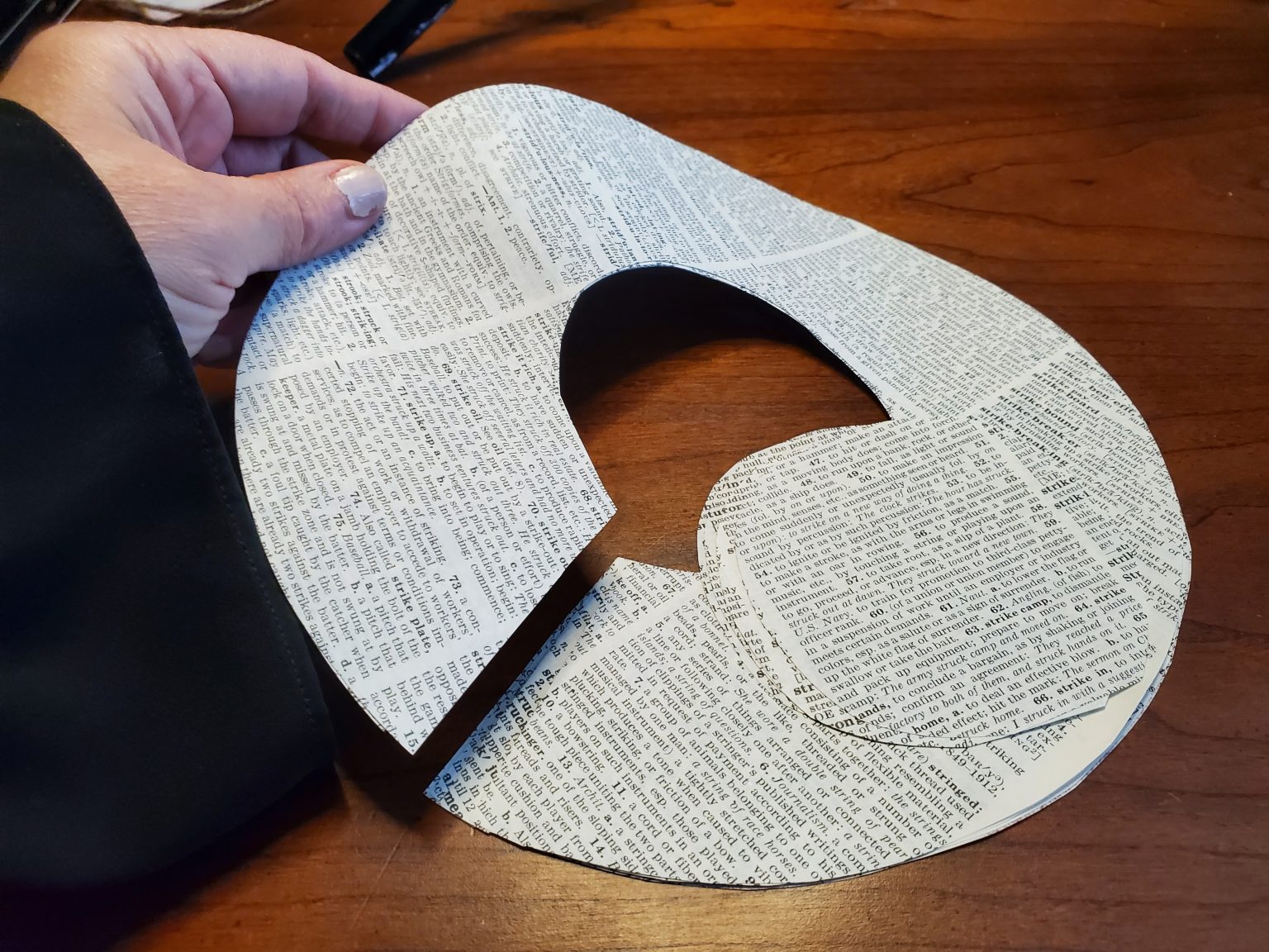 A Beautiful Dictionary Paper Rose DIY - Victorian Lane Farms