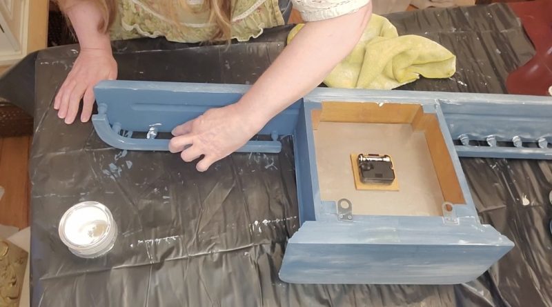 Simple Steps on How to Paint a Vintage Clock - Victorian Lane Farms