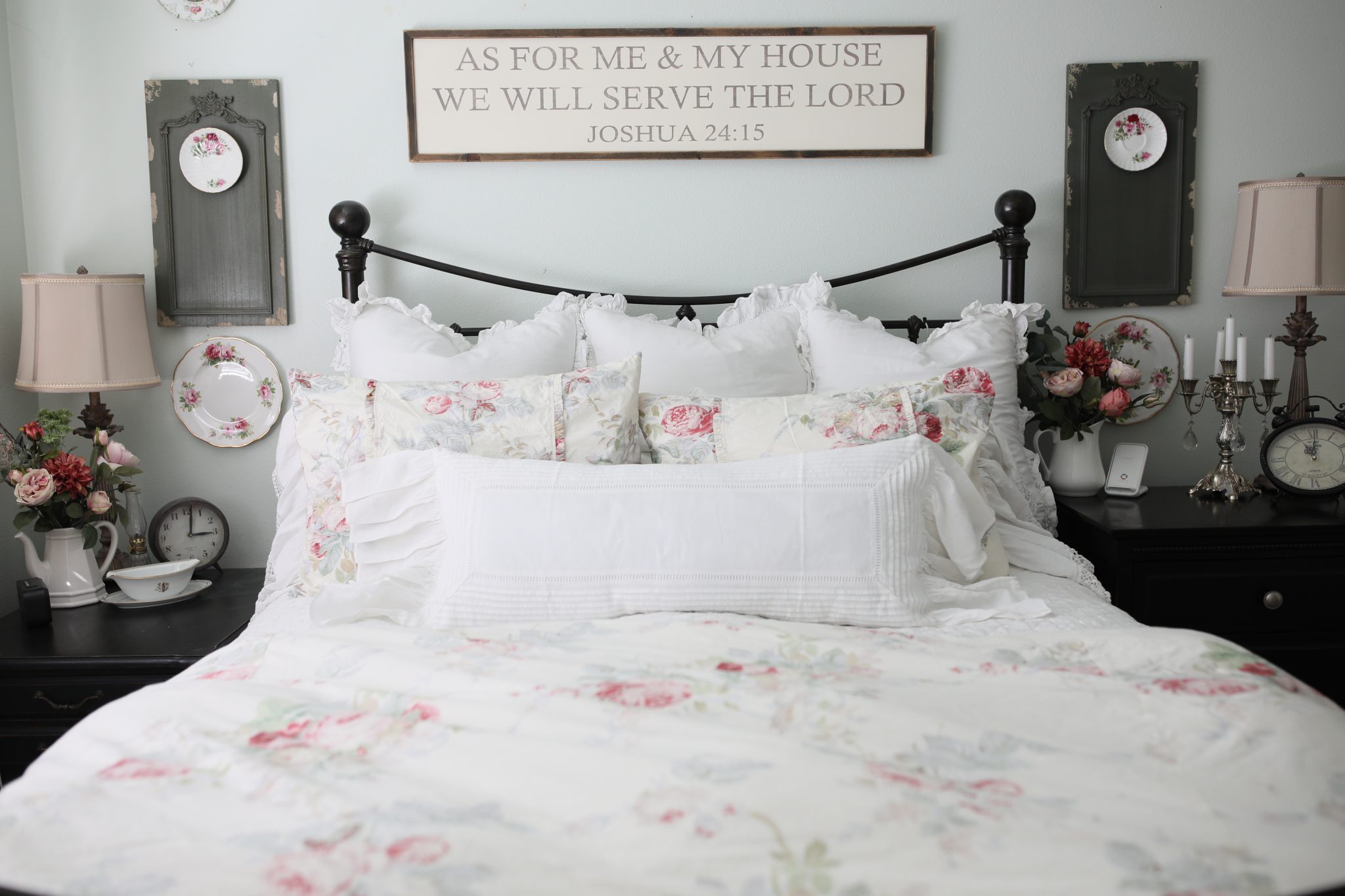 How to Decorate a Bedroom with Goodwill Finds - Victorian Lane Farms